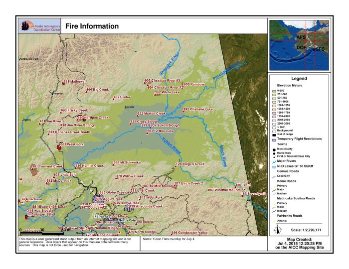 Yukon Flats wildland fire roundup Saturday, July 4 – Alaska Wildland ...