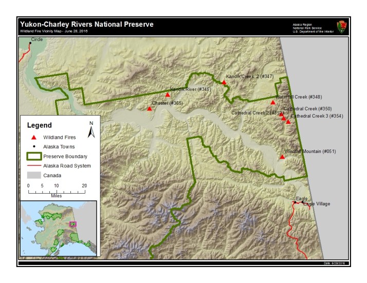 NPS Monitoring New Fires in Yukon-Charley Rivers National Preserve ...