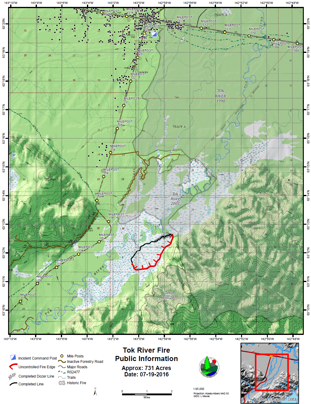 Tok River Fire: 48% Containment and Type 3 Transition – Alaska Wildland ...