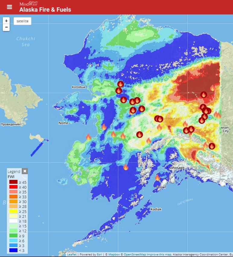 Work continues on fires as Alaska experiences highest fire danger of ...