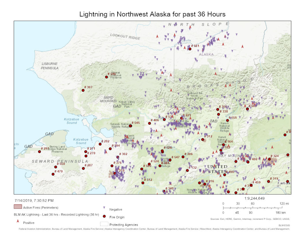 Lightning delivers another round of fires in northwestern Alaska ...
