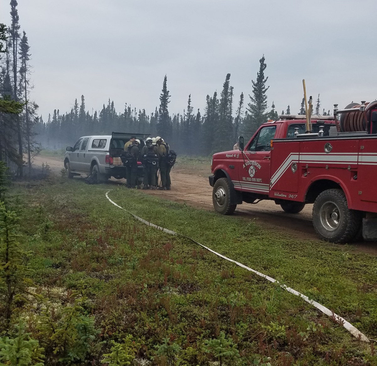 Kobe Fire near Anderson estimated at 1,200 acres; light rain, cooler ...