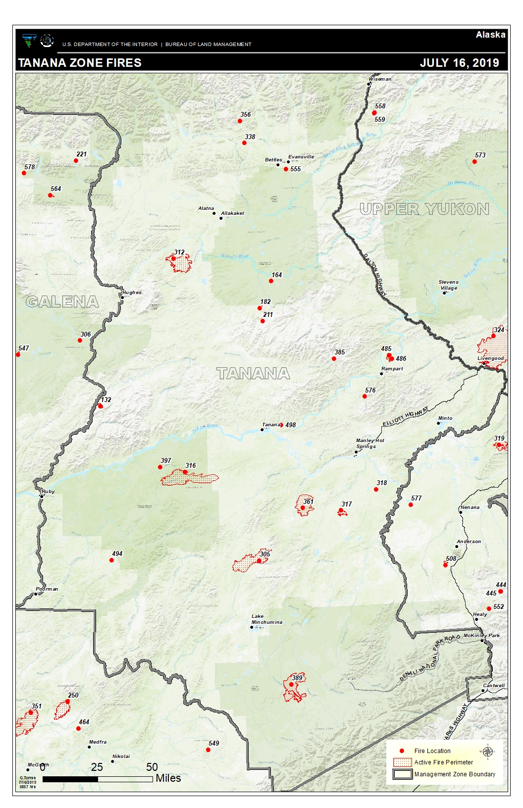 More fires up North – Alaska Wildland Fire Information