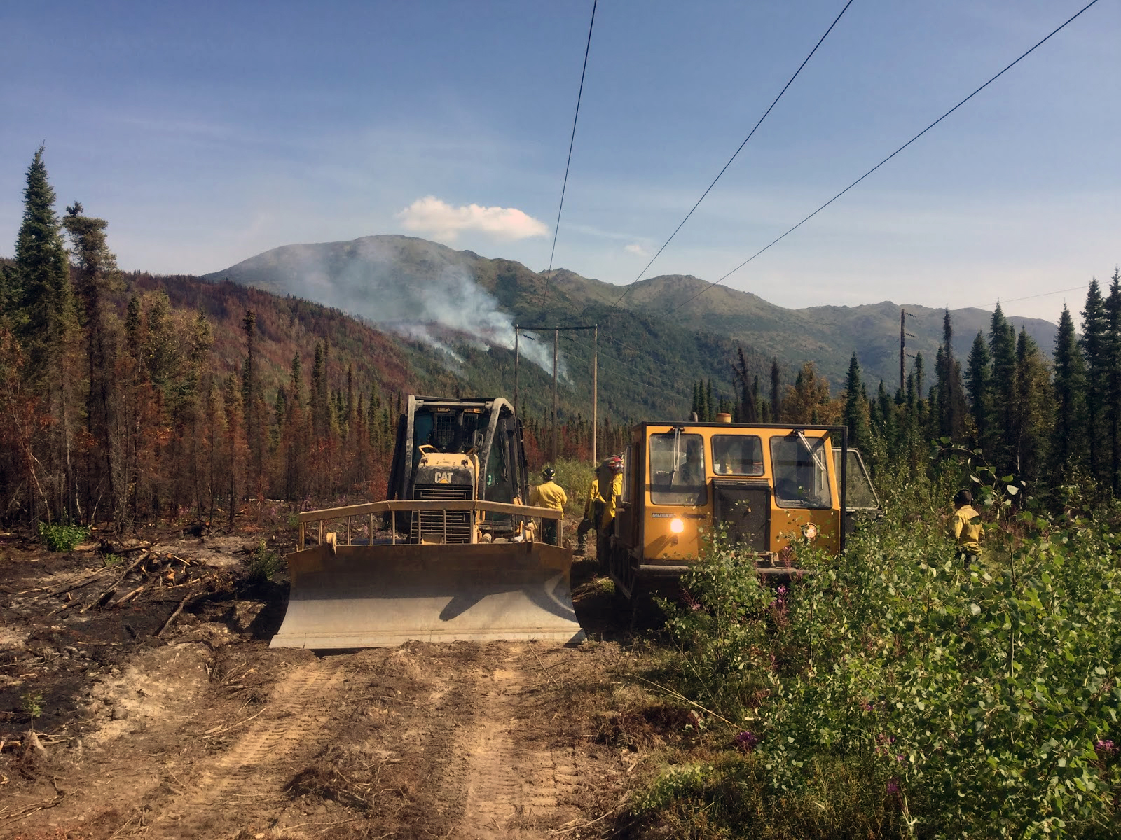 Reseeding begins on Swan Lake Fire dozer lines – Alaska Wildland Fire ...