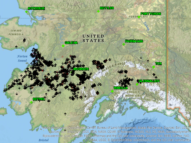 Lightning ignites at least 15 fires across Alaska this weekend – Alaska ...
