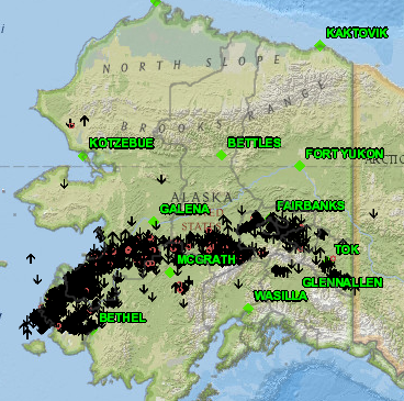 Lightning ignites at least 15 fires across Alaska this weekend – Alaska ...