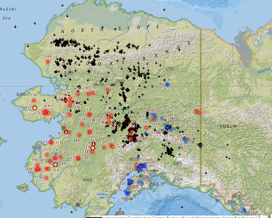 Lightning continues to ignite fires in Western Alaska – Alaska Wildland ...