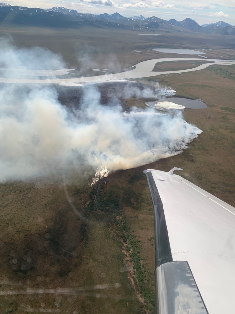 Lightning sparks new wildfires in central Noatak National Preserve ...