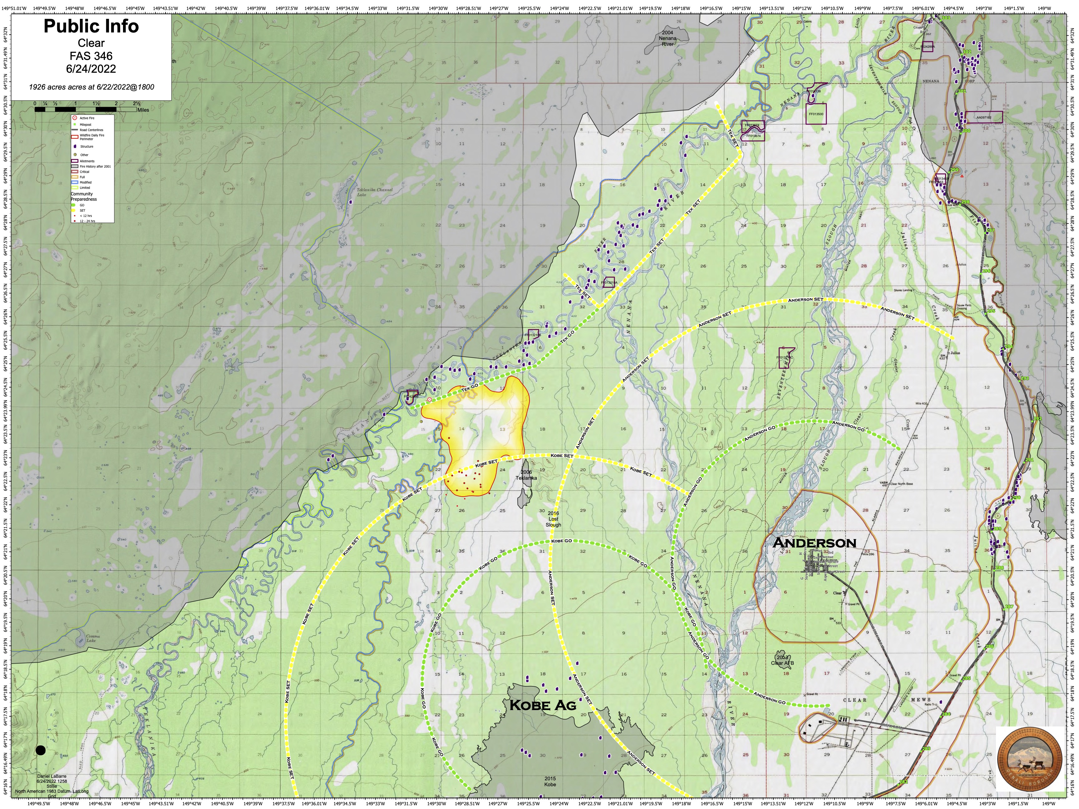 Clear Fire Update -“Set” Notification Announced for Anderson ...