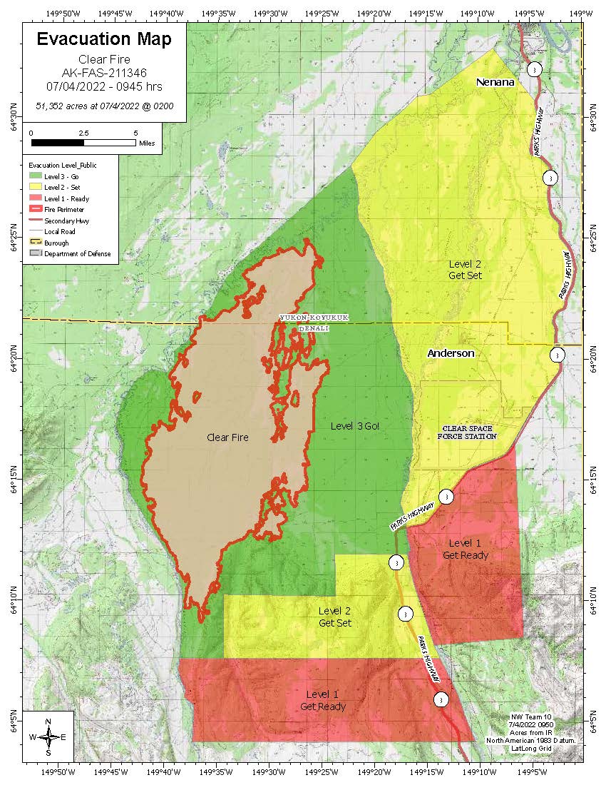 Clear Fire Activity Increases on East Side of Fire, Communities of ...