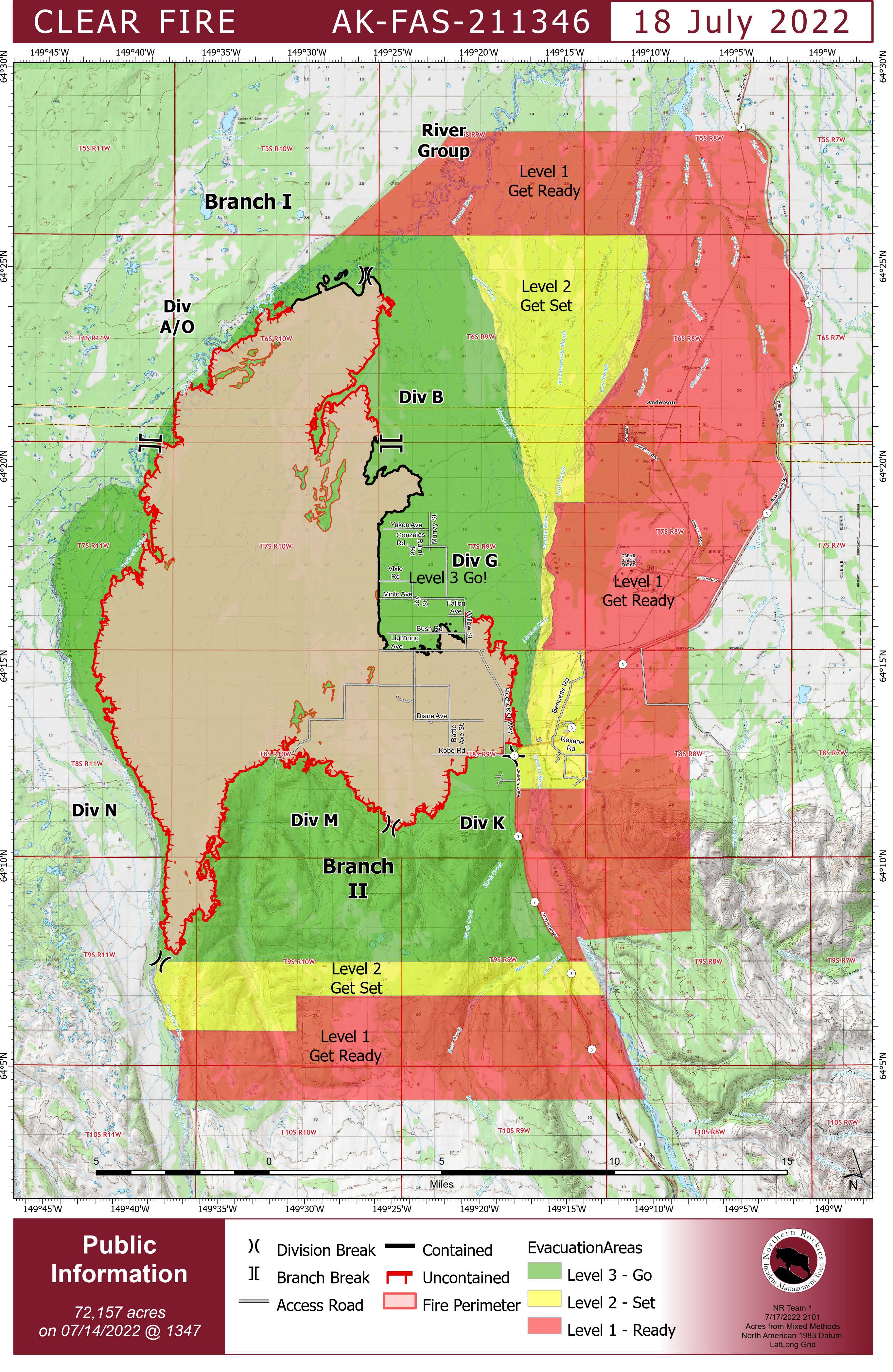 Hotshot crews deploy into south end of Clear Fire – Alaska Wildland ...