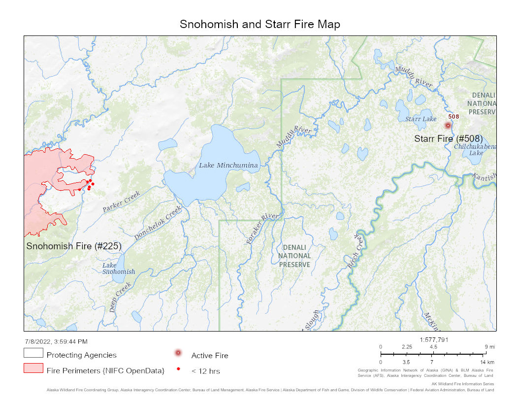 New wildfire in Denali National Park & Preserve part of complex to be ...
