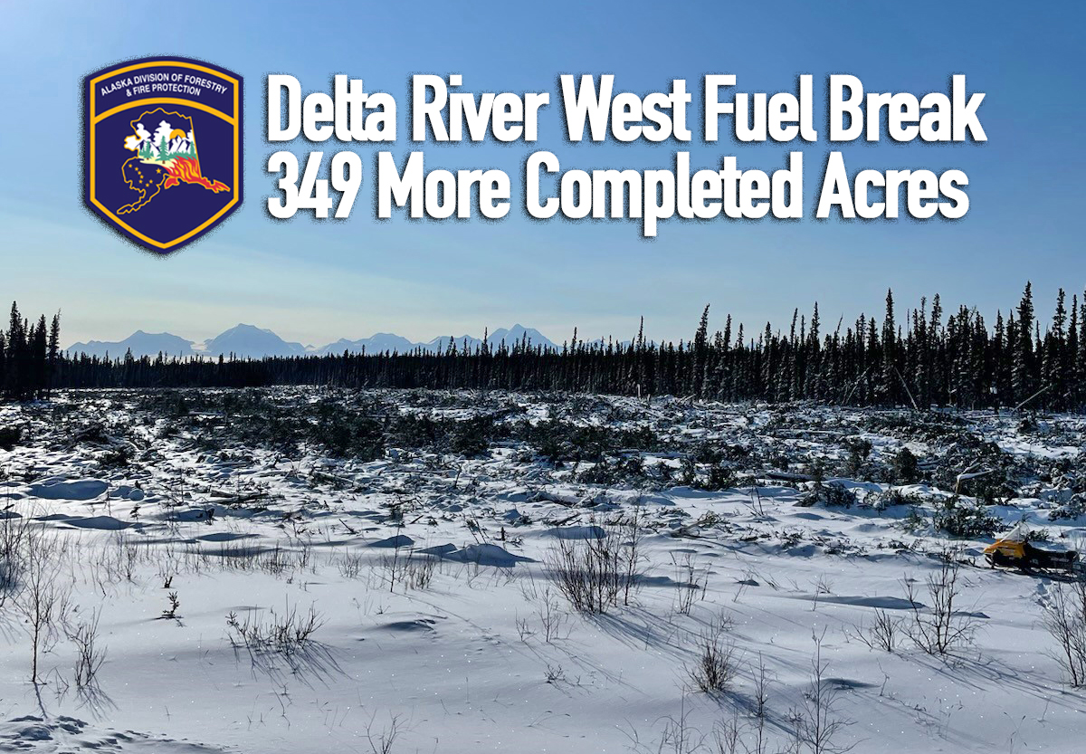 New 349 acre fuel break provides fire crews safe holding line west of ...