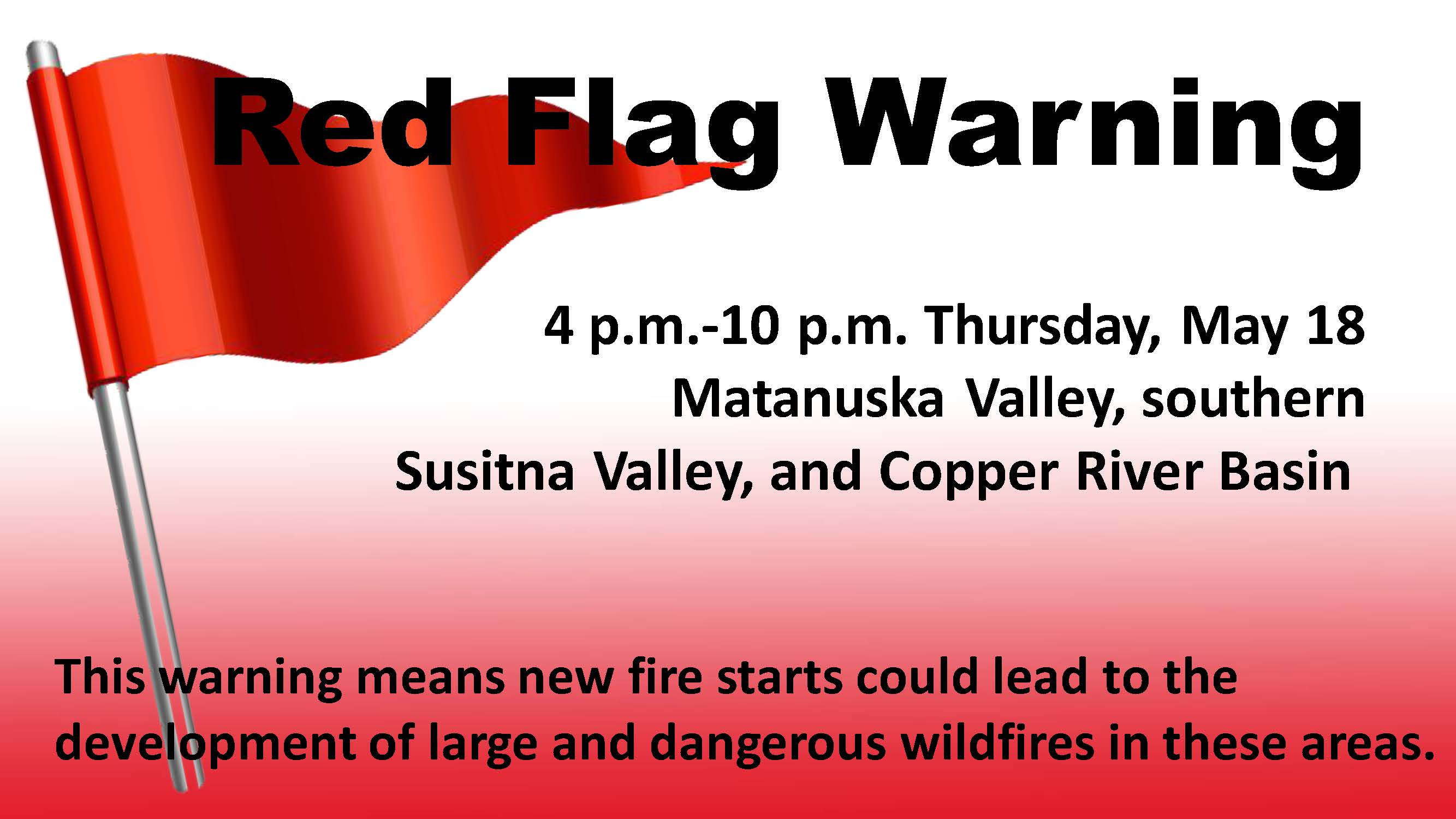 Red Flag Warning for Mat-Su area Thursday evening, May 18 – Alaska ...