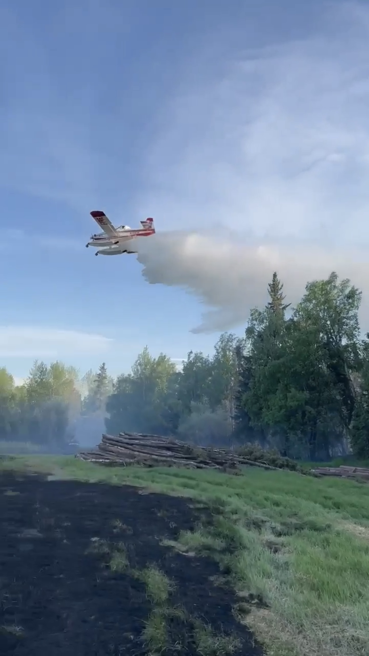 Fire activity moderated on Birch Lake Fire(#104) overnight, mop up ...