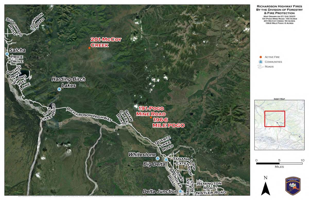 Alaska Division of Forestry & Fire Protection is responding to multiple ...