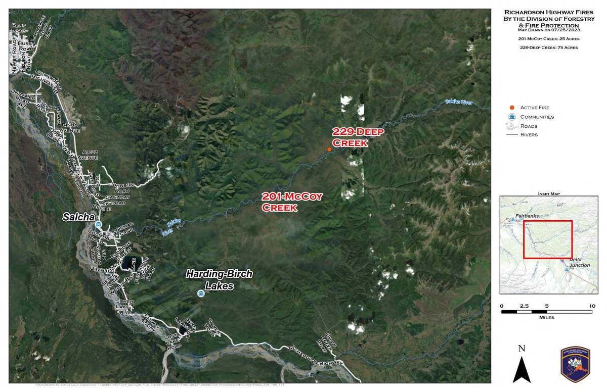 Division of Forestry & Fire Protection responding to new 75-Acre fire ...