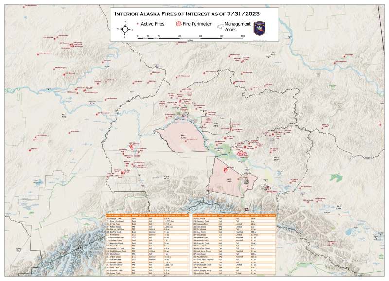Additional firefighters mobilize in Alaska with increased temperatures ...
