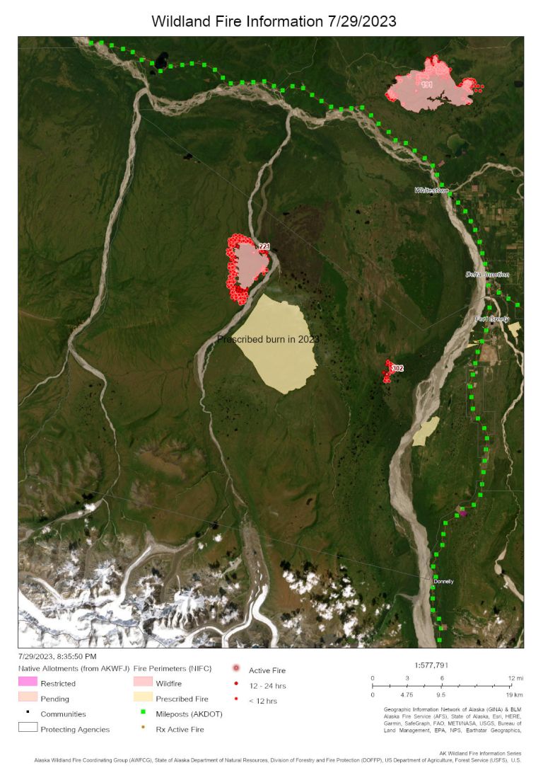 BLM monitoring lightning-caused fires on Interior military training ...