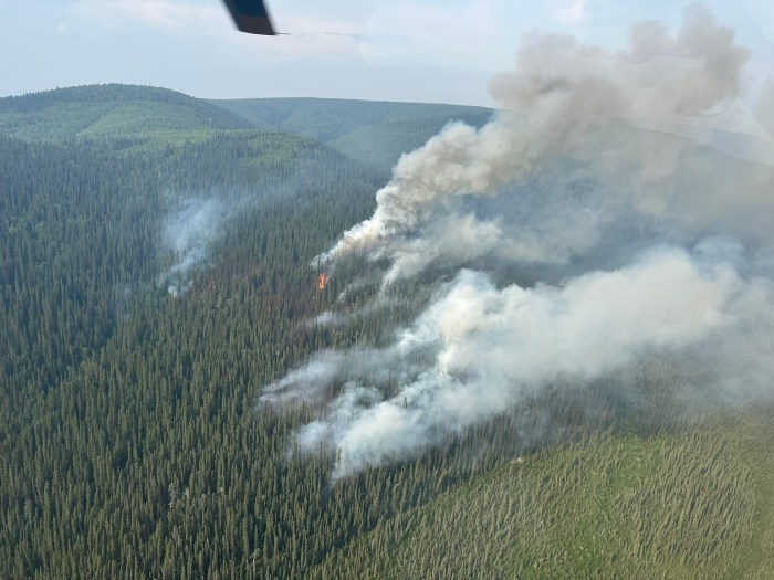 New fire discoveries moderate with temperature as additional resources ...