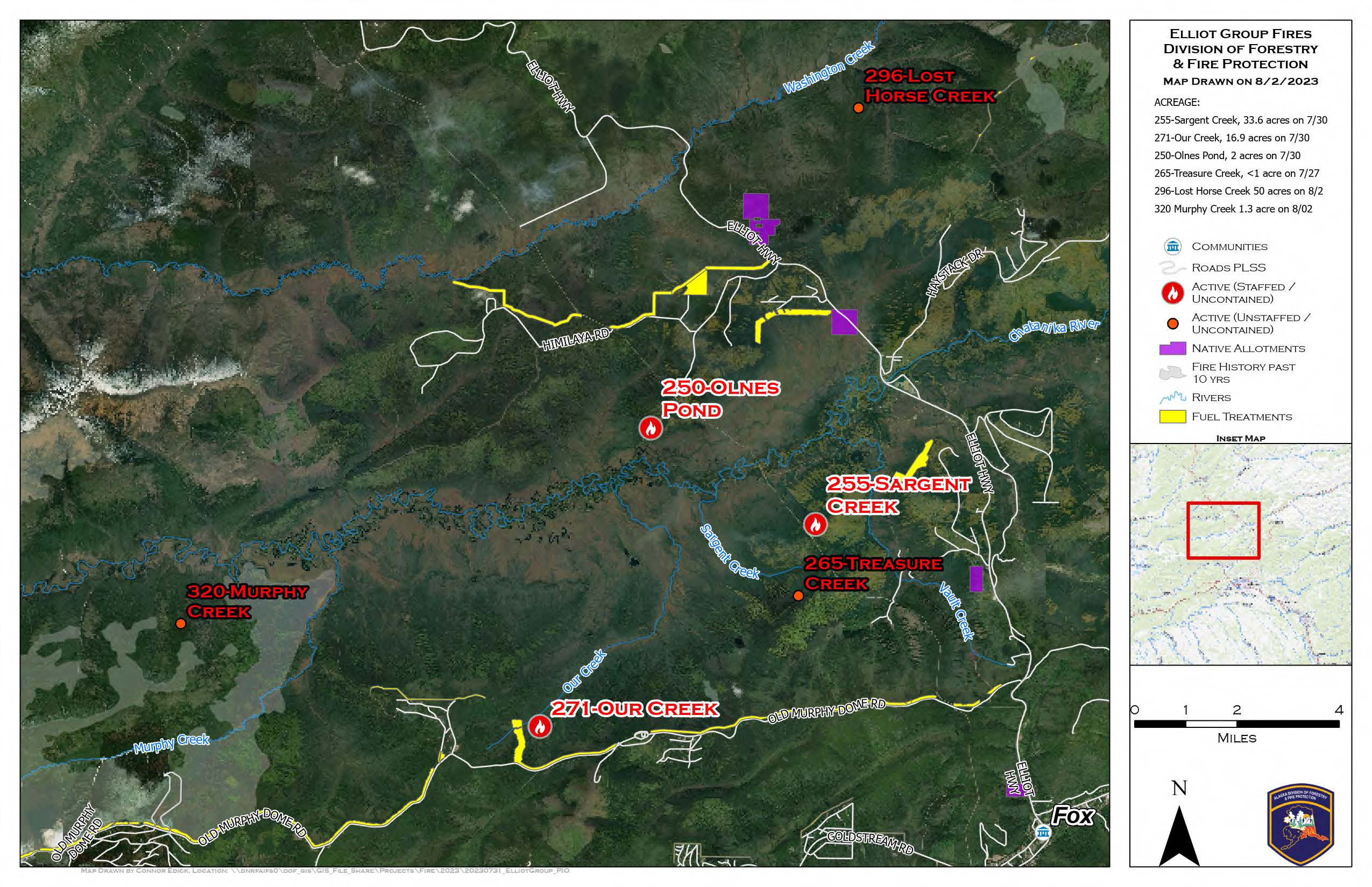 Fire activity increases as high pressure builds over Interior Alaska ...