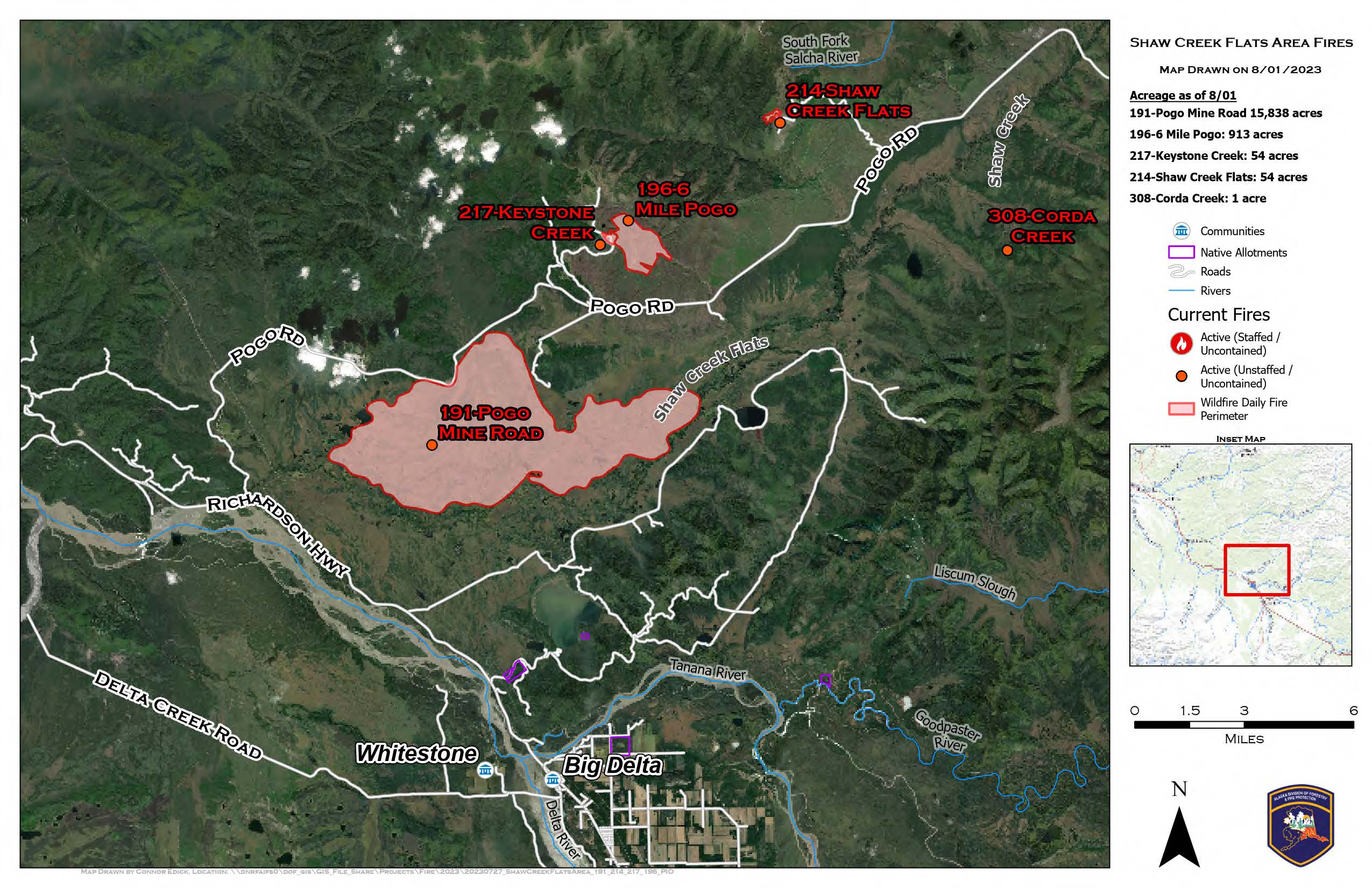 Fires more active in Alaska Interior, warmer and drier days ahead ...