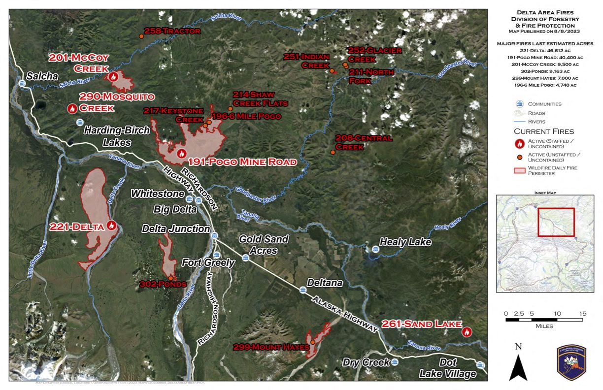 Smoky conditions near Delta Junction cause health concerns, but help ...