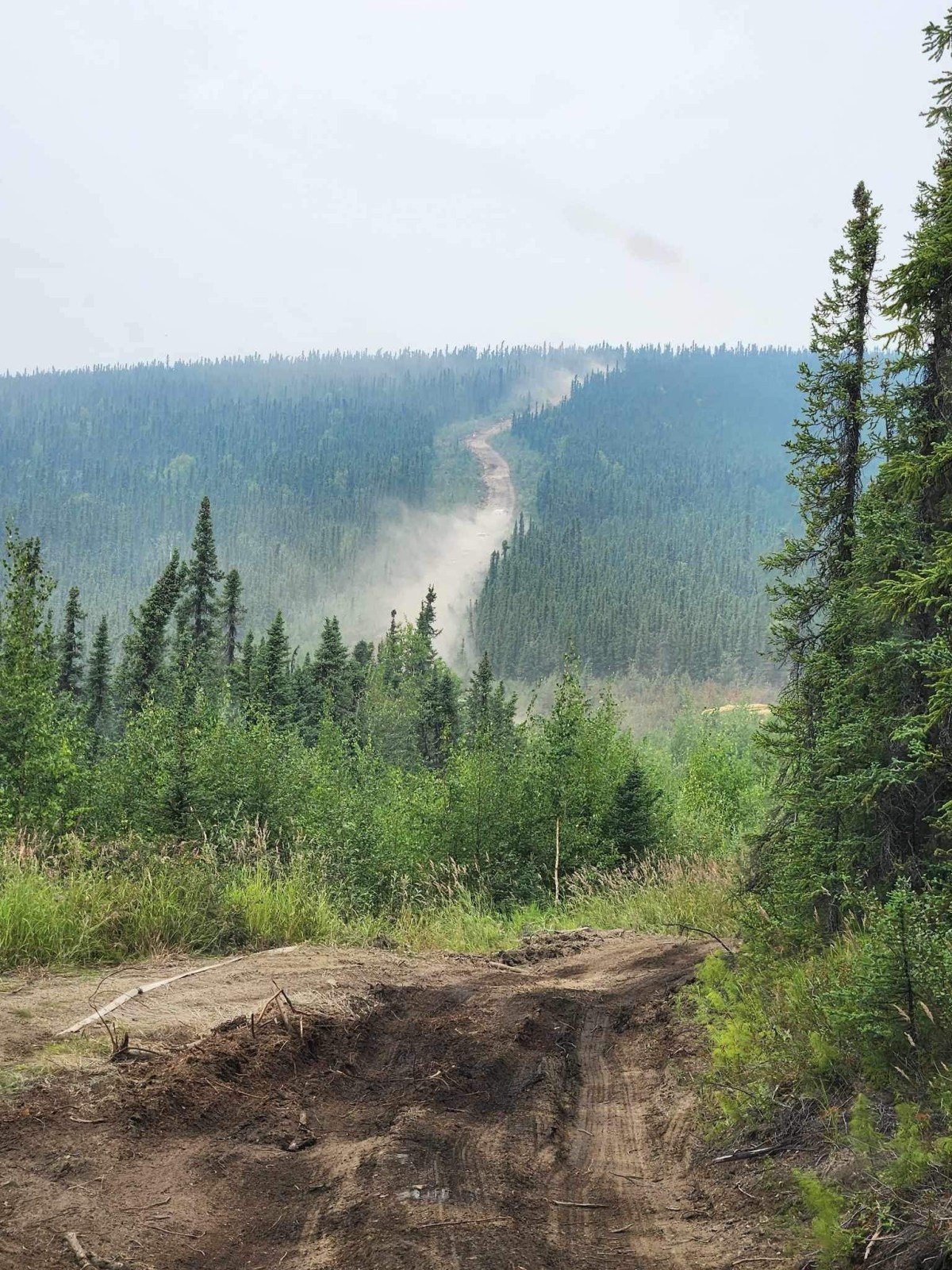 Heavy smoke layer moderated conditions on the Lost Horse Creek Fire ...
