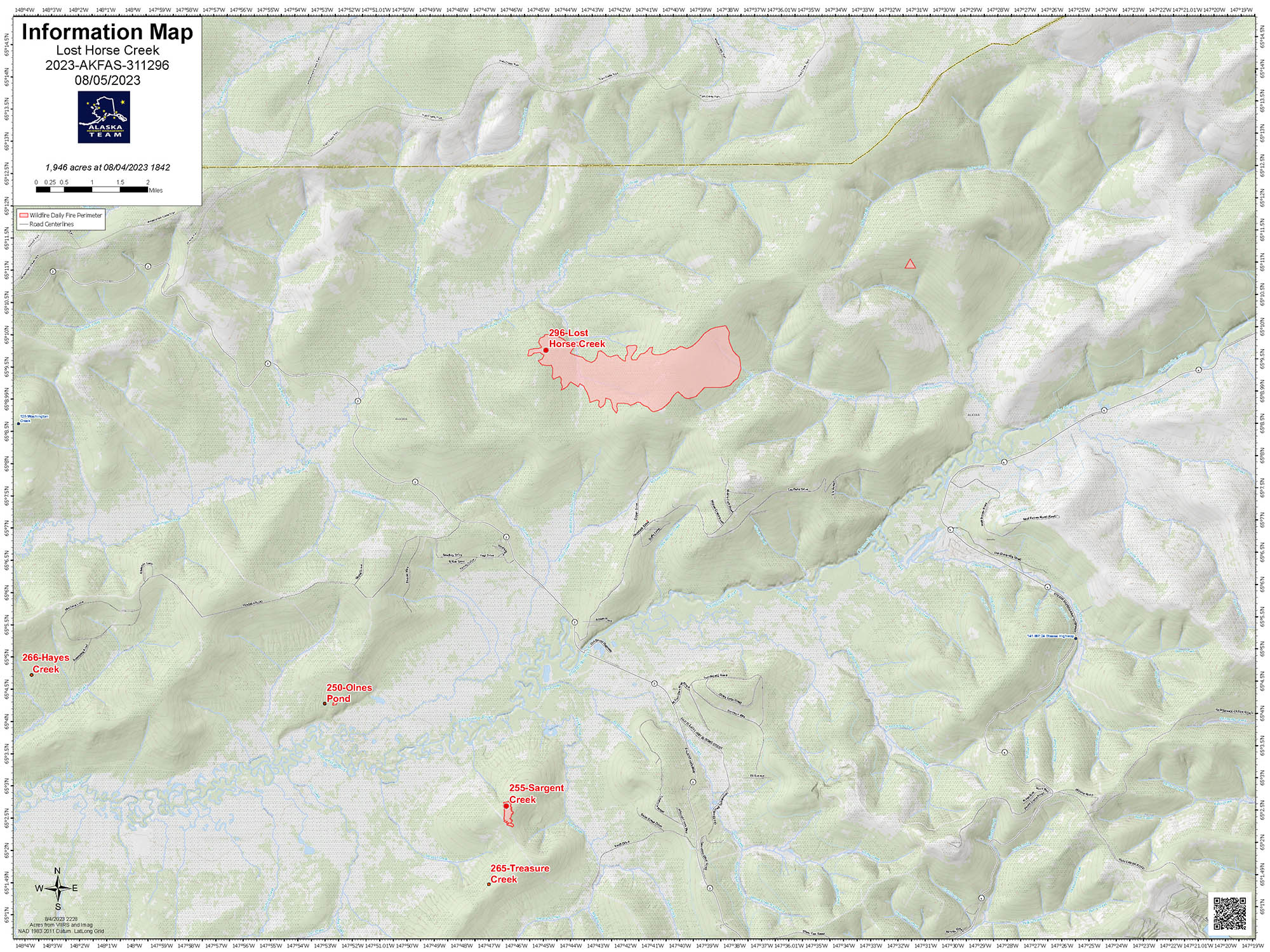 Dozer line constructed between the Lost Horse Creek Fire and the ...
