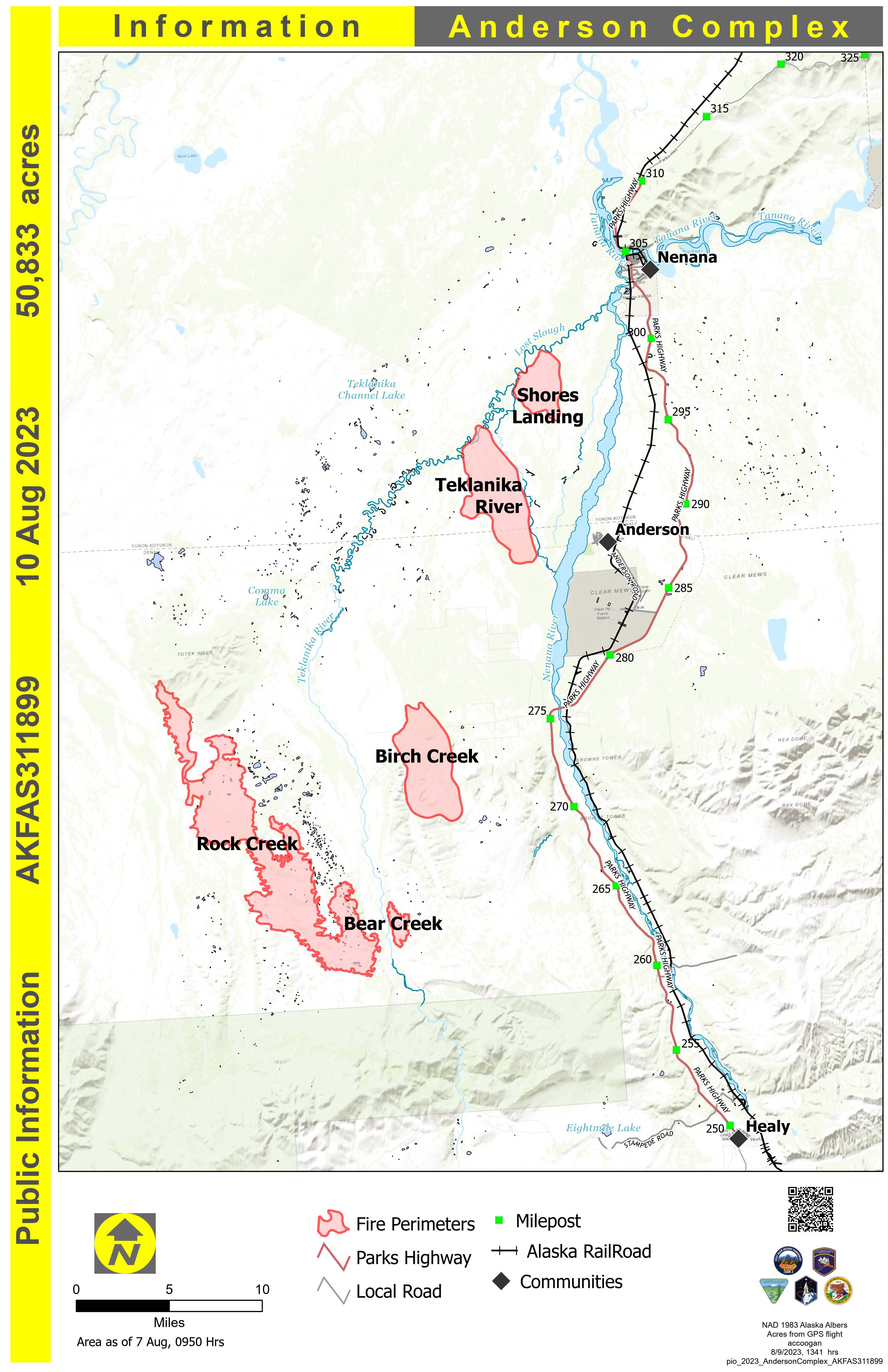 Anderson Complex fire crews make most of cool, wet weather – Alaska ...