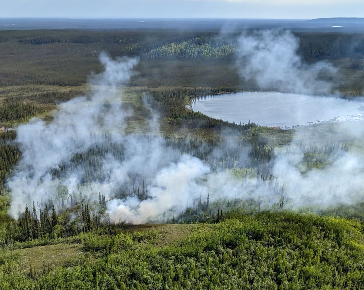 BLM AFS firefighters working on small fire north of Beaver – Alaska ...