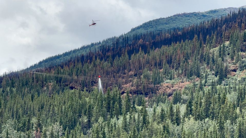 Riley firefighters tackle hotspots with aerial support – Alaska ...