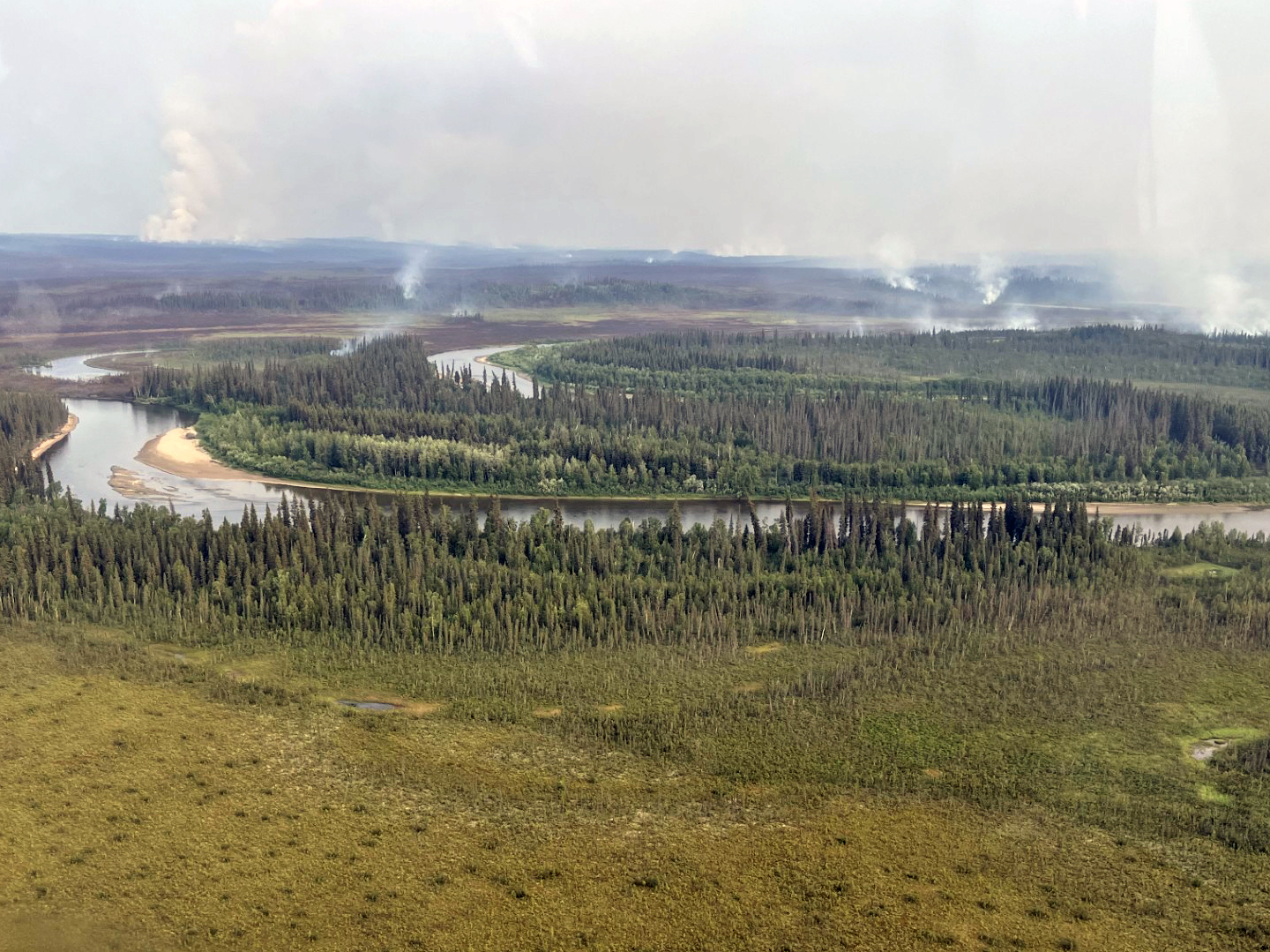 More rain, thunderstorms expected over Ptarmigan Complex fires – Alaska ...