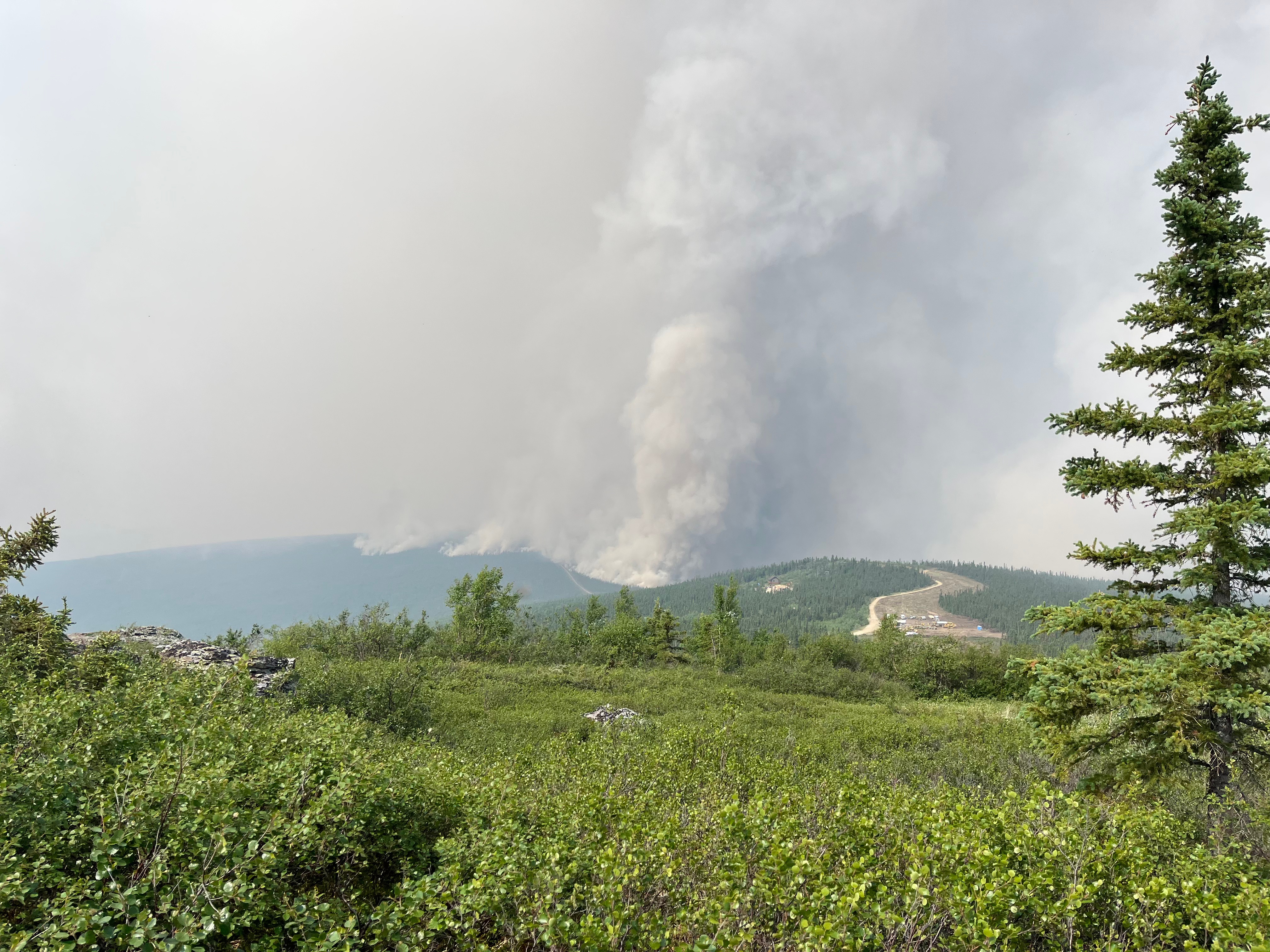 Wind driven fire activity prompts upgraded evacuations for the Himalaya ...