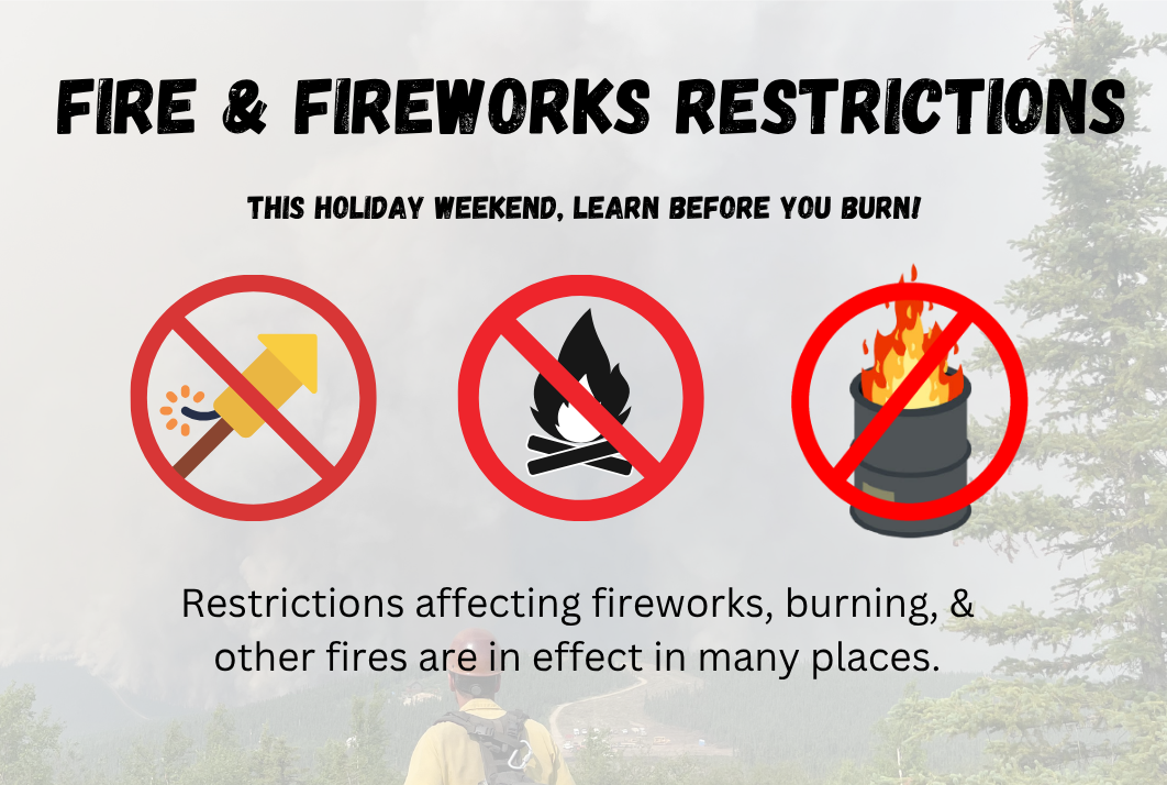 Current fire and fireworks restrictions this 4th of July weekend ...