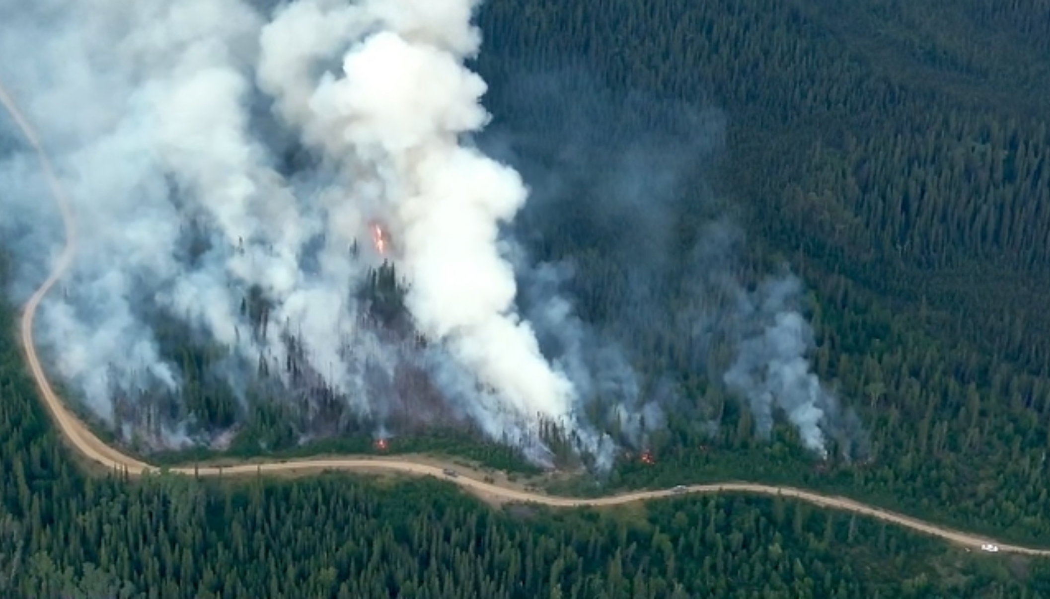 Burn operation progressed as planned on the 7 Mile Lookout Fire and ...