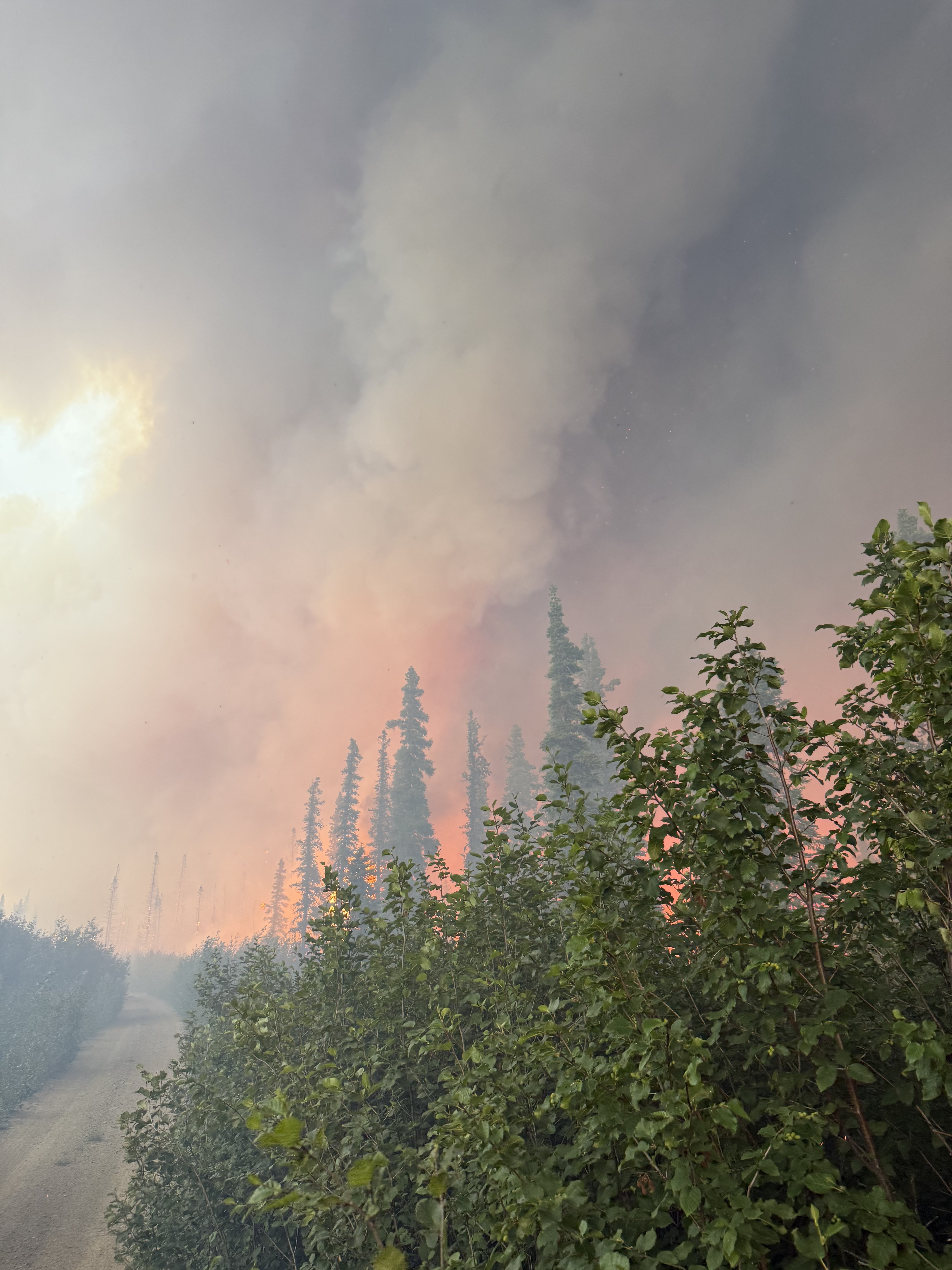 Burnout operations on the 7 Mile Lookout Fire began yesterday to tie in ...