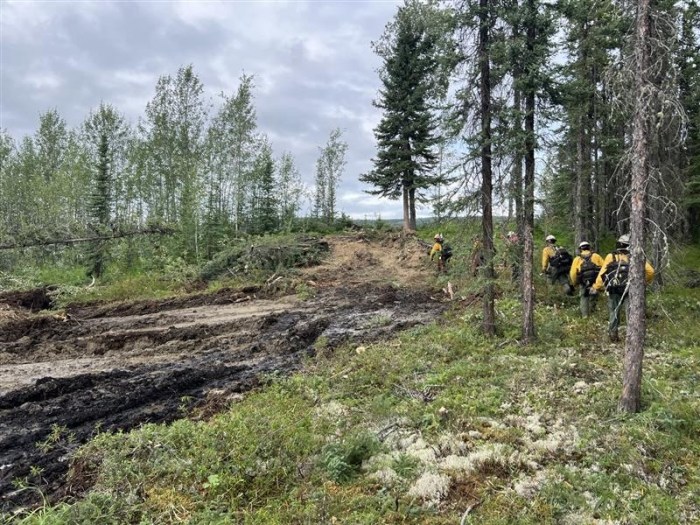 Crews expand dozer lines and firebreaks across Nenana Ridge Complex ...