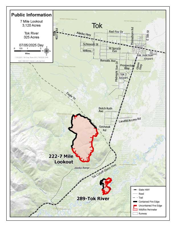 Warm and dry conditions led to an increase in fire activity on the 7 ...