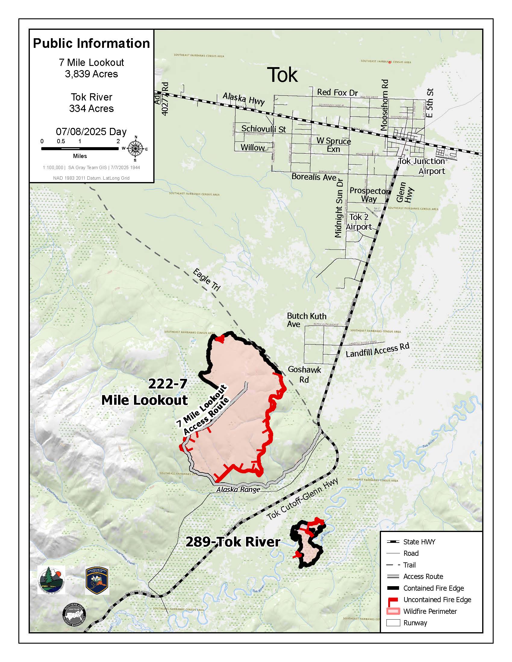 Optimal burning conditions enabled crews to successfully carry out burn ...