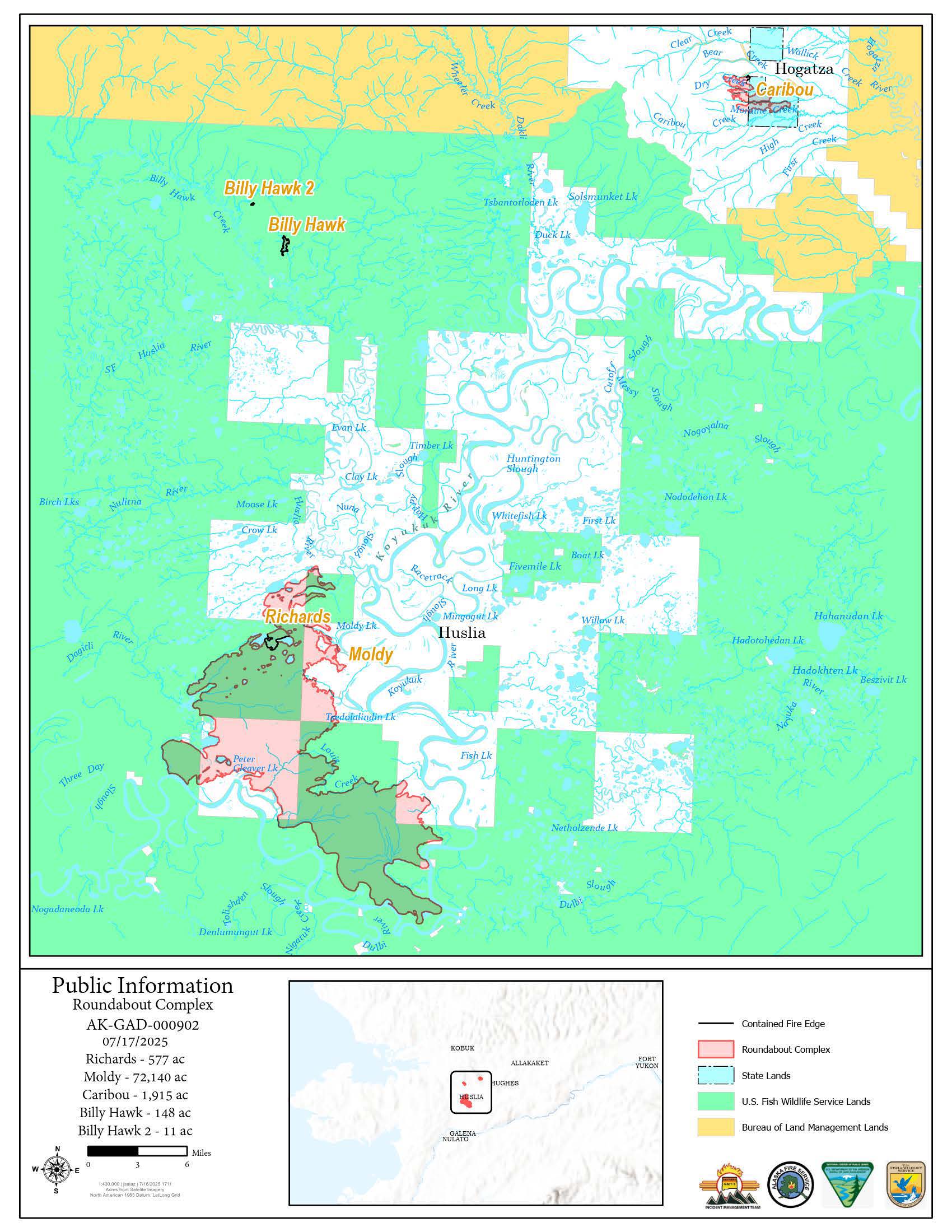 Weather conditions cooperate with firefighting efforts on the ...