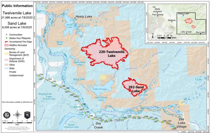 Holding the line while the weather shifts on the Twelvemile Lake Fire ...